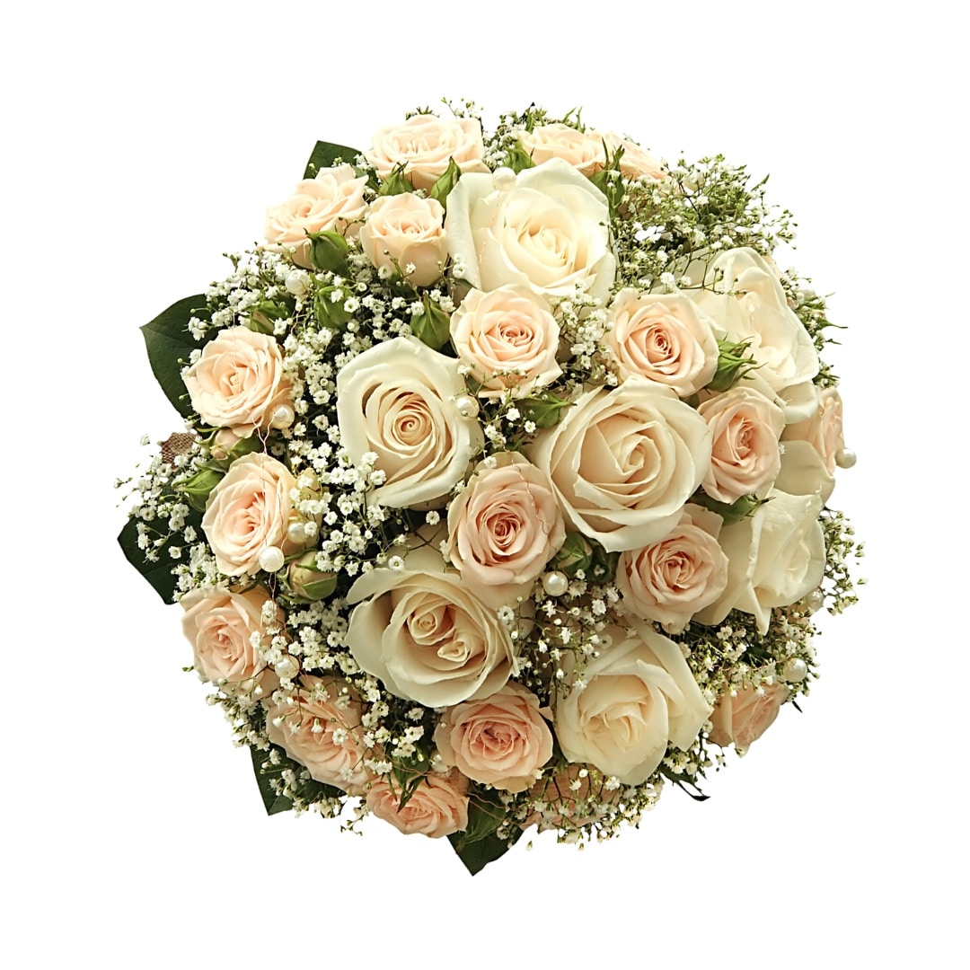 Elegante Roser - Gardenia Blomster Butik